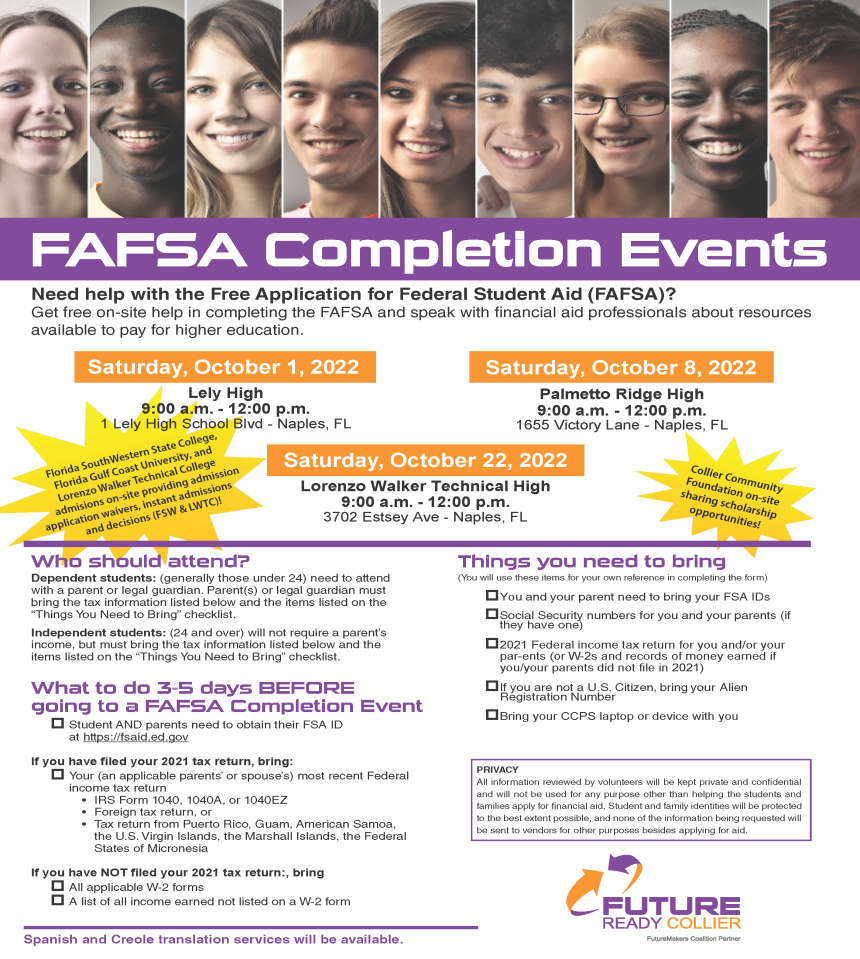 Attending a FAFSA Completion Event? Here's What You Need to Bring. | Champions For Learning™